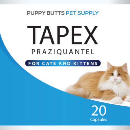 20 Tapex Praziquantel Capsules for Cats and Kittens – Puppy Butts Pet ...