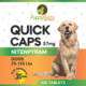 100 TABLETS Quick Caps Nitenpyram 57mg for Dogs 25-125 lbs – Puppy ...